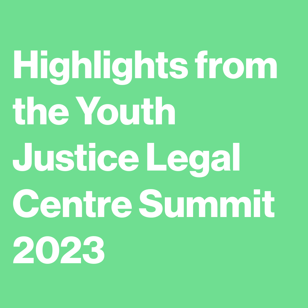Video highlights from the Youth Justice Legal Centre Summit 2023